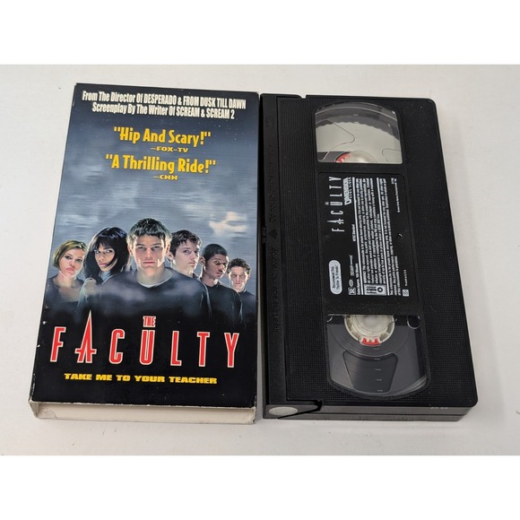 Media | The Faculty Vhs 1999 Josh Hartnett Elijah Wood Usher Horror ...